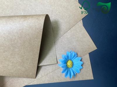 China FSC Certified 350gsm Food Grade Brown Kraft Board Ideal For Lunch Boxes Food Packaging for sale