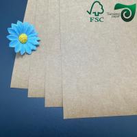 China High Stiffness Brown Kraft Paper 250gsm 300gsm Food Grade Fast Food Packaging for sale