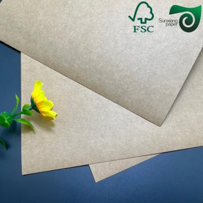 China FSC Food Grade Brown Kraft Board  270gsm 300gsm 24