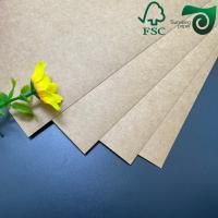 China 450gsm Brown Kraft Liner Paper 100% Virgin Pulp Anti Curl Wrapping Grade for sale