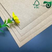 China 450gsm Brown Kraft Liner Paper 100% Virgin Pulp Anti Curl Wrapping Grade for sale