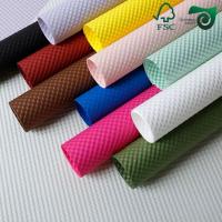 China FSC Certified Embossed Gauffered Paper Board 160gsm 230gsm  Multi Color   Customizable for sale