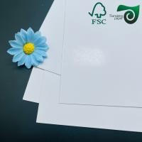 China FSC 250gsm C2S Double Side Glossy Coated Laser Paper Card For Digital Printing Grade for sale