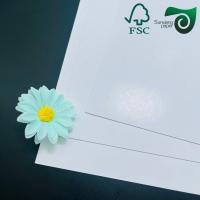 China FSC 200gsm C2S Double Side Coated Glossy Art Paper  High Whiteness  Smooth Surface for sale