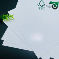 China White C2S Glossy Coated Paper 100% Virgin Wood Pulp For Advertising Brochure Printing for sale