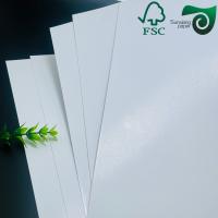 China White C2S Glossy Coated Paper 100% Virgin Wood Pulp For Advertising Brochure Printing for sale