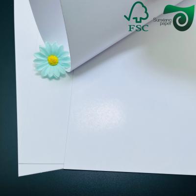 China 115gsm Glossy Matte Coated Double Sided Art Paper 65cm 95cm Format for sale
