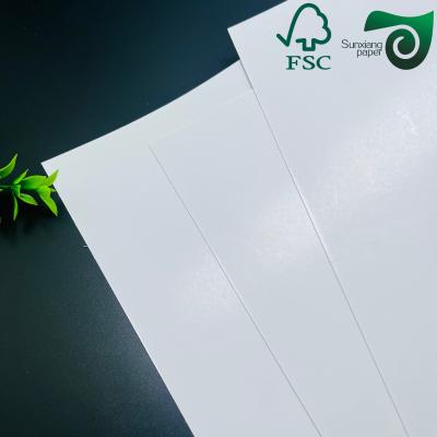 China FSC Double Sided Gloss Coated Digital Printing Paper 128gsm 150gsm For Menus Premium for sale