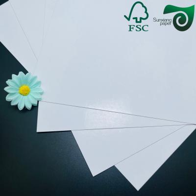 China FSC High Bulk C2S Gloss Artboard  White Double Side Coated Printing Paper 300gsm Custom Size for sale