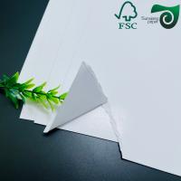 China FSC 200gsm White Food Grade Cup Bowl Stock Paper Single Side PE Coated Board for sale