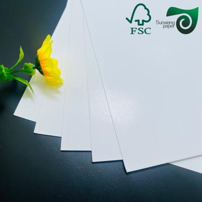 China FSC 75gsm 80gsm High White Cast Coated Paper For Chip Can Tube Labels for sale