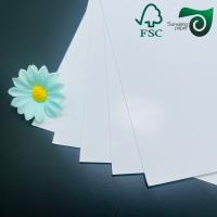 China FSC 2mm Smooth Bleached Wood Cellulose  Semi Gloss Board For Premium Gift Boxes for sale