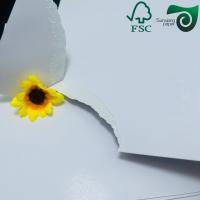 China FSC230gsm 270gsm Double Sided Glossy American Bristol Paper Board Ideal For Sheet Printing for sale
