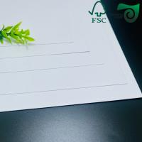 China FSC Double Sided Coated White Board  White Grey Core 800gsm 1000gsm Folding Box Board FBB for sale