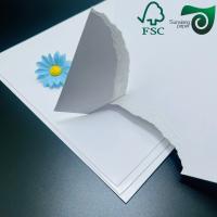 China FSC Eco Friendly Material 350gsm C1S Food Safe Single Side Coated White Cardboard Premium for sale