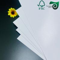 China 200gsm PE 15gsm Single Side PE Coated Waterproof High Gloss White Art Paper for sale