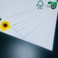 China FSC Double Sided White 300GSM 350GSM C2S Glossy Art Board For Offset Printing for sale