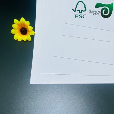 China FSC Coated Gloss Digital Printing Paper 128gsm 150gsm For Menus   Kraft Paper Applications for sale
