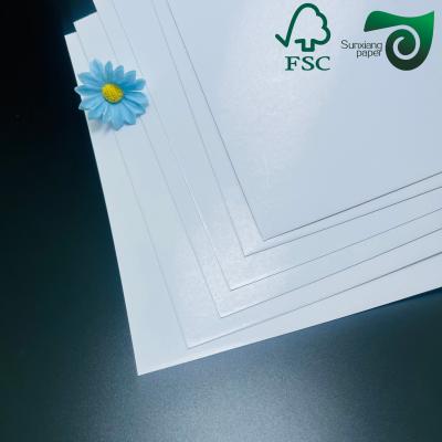 China FSC Certified 170gsm 180gsm Double Side Coated  C2S Art Paper Virgin Wood Pulp For Trademarks for sale