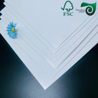 China FSC 320gsm 350gsm  C2S Glossy Art Board Double Sided White For Offset Printing for sale