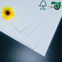 China FSC Certified 250gsm 300gsm Double Sided Glossy American Bristol Paper Board Ideal For Sheet Printing for sale