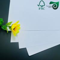 China FSC Eco Friendly White Bond Paper 80gsm 90gsm Uncoated Woodfree Printing Paper for sale