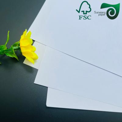 China FSC Certified Virgin Wood Pulp High Bulky Book Paper 65g 70g 75g Sheets  Reels for sale