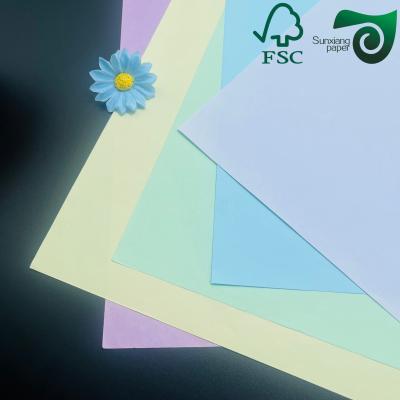 China 78gsm 85gsm NCR   Eco Friendly Printed Carbonless Paper Jumbo Roll A Grade for sale