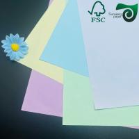 China Eco-Friendly Printed Carbonless Paper Jumbo Roll 48g 55g 80g Office Grade for sale