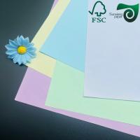 China 55gsm Digital Laser NCR Carbonless Paper  White CB   Pink CF For Sales Receipts for sale