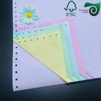 China 55gsm Digital Laser NCR Carbonless Paper  White CB   Pink CF For Sales Receipts for sale