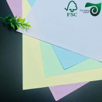 China Eco-Friendly Printed Carbonless Paper Jumbo Roll 48g 55g 80g Office Grade for sale