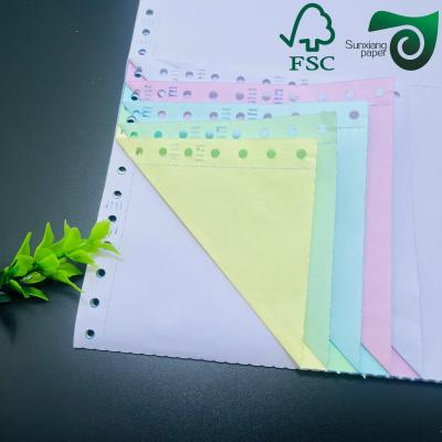 China FSC Certified Carbonless Copy Paper 50gsm 55gsm CB CFB CF Sheets For Invoices Receipts for sale