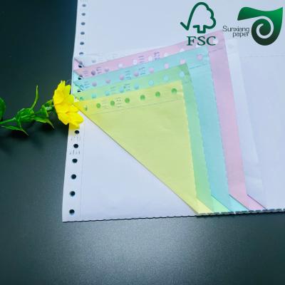 China FSC 50gsm 55gsm FSC Certified Carbonless Copy Paper  NCR Paper 64cm 90cm for sale