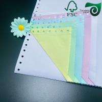 China FSC A4 Carbonless Copy Paper 55gsm CB CFB CF  NCR Paper For Invoices Receipts for sale