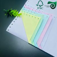 China NCR Carbonless Jumbo Roll Paper  48gsm 50gsm 55gsm  For Computer Printing for sale