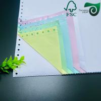 China FSC Certified 70gsm Carbonless Paper CF CB  Black Image Smooth Finish  43cm 61cm A2 for sale