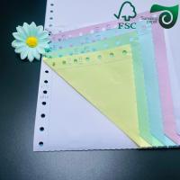China FSC 45gsm 55gsm A4 CB CFB CF Carbonless Copy Paper For Invoices Receipts for sale