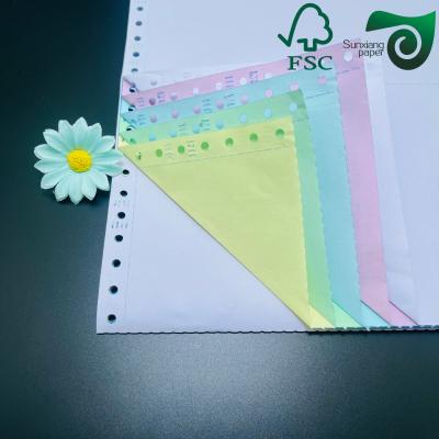 China FSC Certified 50gsm 55gsm NCR Carbonless Printing Paper CB CFB CF 65cm 92cm Blue Image For Invoices for sale