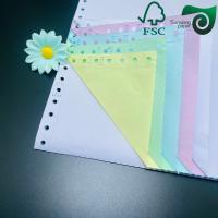 China FSC 50g 55g A4 Carbonless Copy Paper CB CFB CF Invoice And Receipt Printing Grade for sale