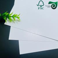 China FSC Glossy Coated Digital Printing Paper 150gsm Double Sided Food Safe Virgin Pulp Paper For Premium for sale