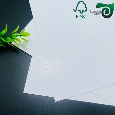 China FSC Certified Glossy C1S Art Paper  70gsm 80gsm 90gsm Optimized For Label Printing for sale