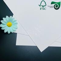 China FSC 2mm Thick Recyclable Double Sided White Ivory Board High Stiffness Hangtag Grade for sale