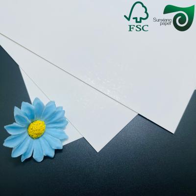 China FSC Certified 300gsm C2S Double Side Glossy Coated Laser Paper Card A3 297mm 420mm for sale