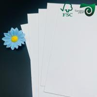 China FSC 280gsm 330gsm White Cardboard A Board SGS Certified For Customer Requirements for sale