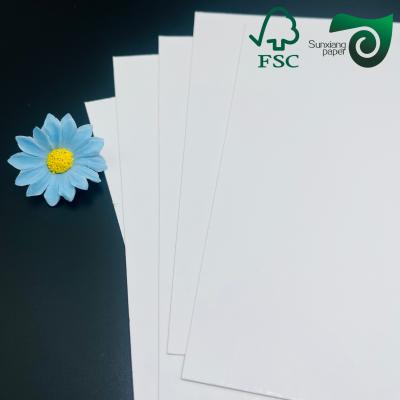 China FSC 280gsm 330gsm White Cardboard A Board SGS Certified For Customer Requirements for sale