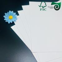 China 215gsm 250gsm C1S Premium White Cardboard Sheets For  Packets 700mm 1000mm for sale