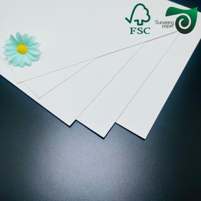China FSC Certified White Food Grade Single Side Coated Paperboard For Packaging 215g 235g for sale