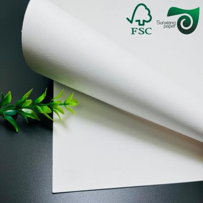 China FSC 350GSM  Embossed Specialty Kraft Paper Premium Material For Luxury Jewelry Packaging for sale