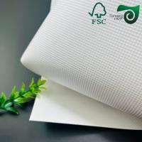 China FSC 110GSM Embossed White Cardboard  Recycled Premium Specialty Paper For DIY Creations for sale